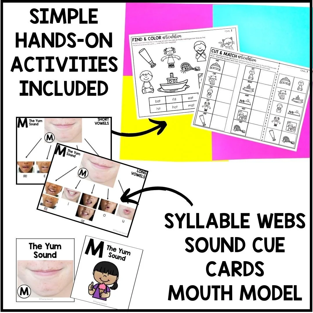 F Sound Articulation Activities for Speech Therapy — Playing Speech ...