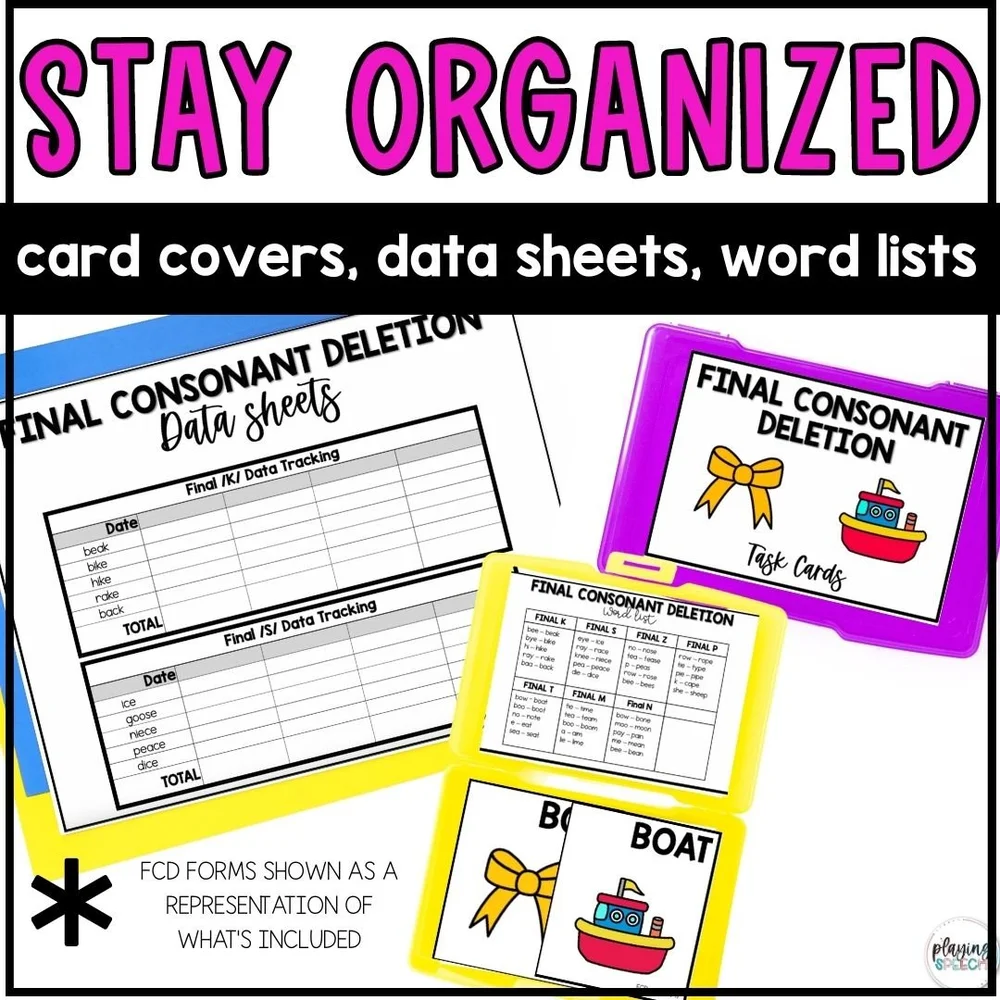 Mini Minimal Pairs Cards for Speech Therapy — Playing Speech | Speech ...