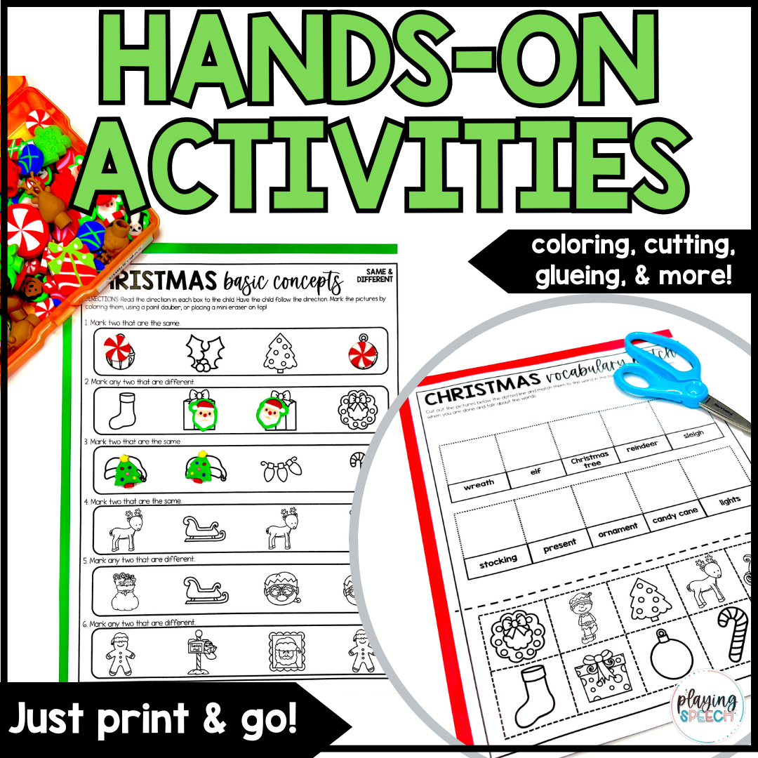 Farm Themed Speech and Language Activities — Playing Speech | Speech ...