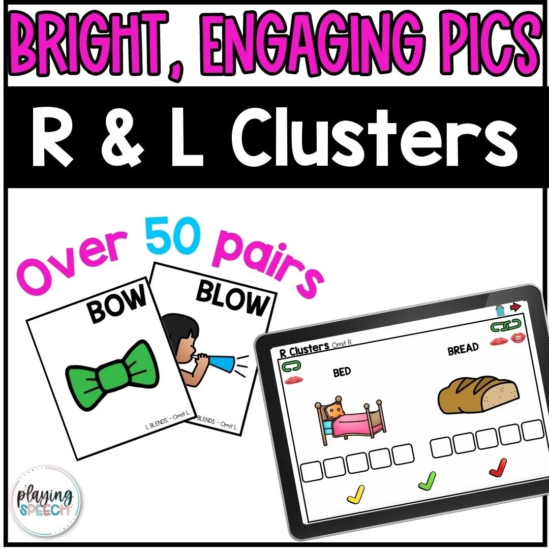 Mini Minimal Pairs Cards for Speech Therapy — Playing Speech | Speech ...