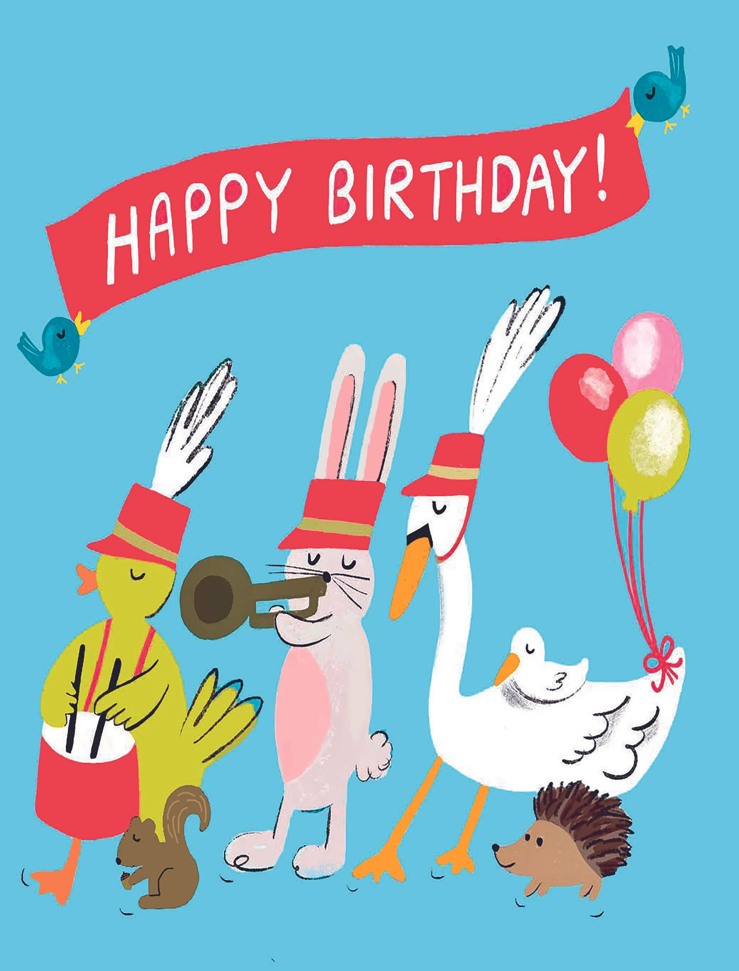 Happy Birthday Go Big! Card — Little Desk Drawer
