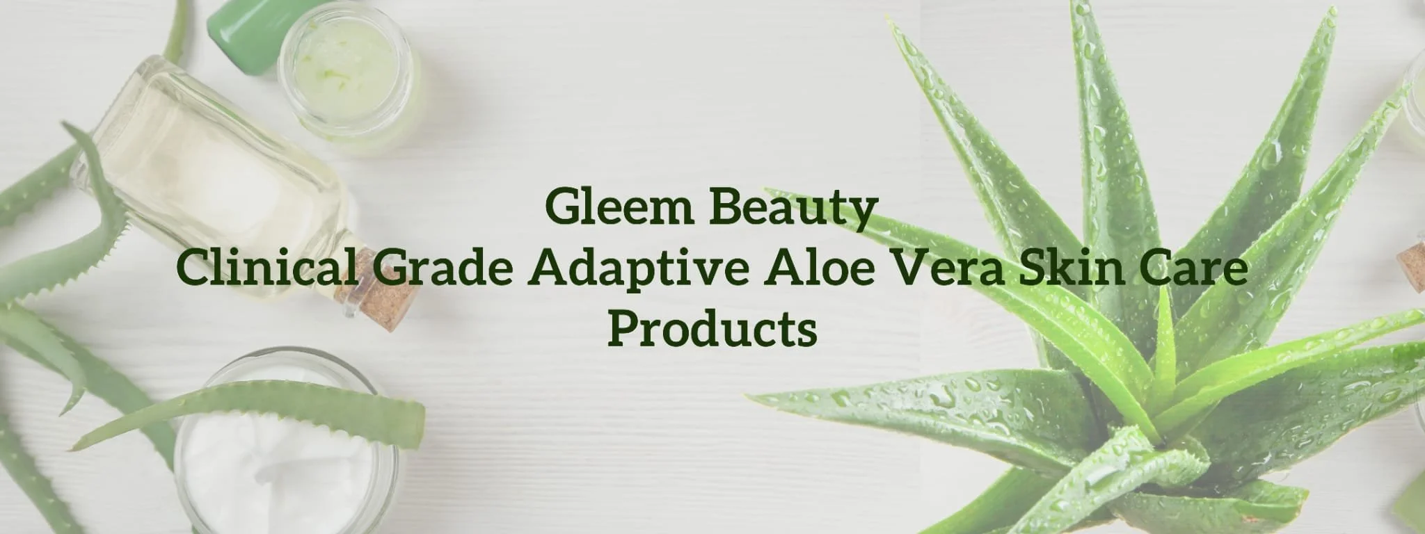 Gleem Beauty™ - Organic Aloe Vera Skincare Products