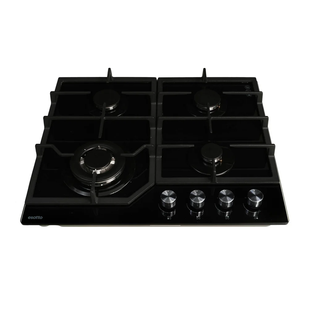 60cm Gas Cooktop with Wok Burner — Esatto