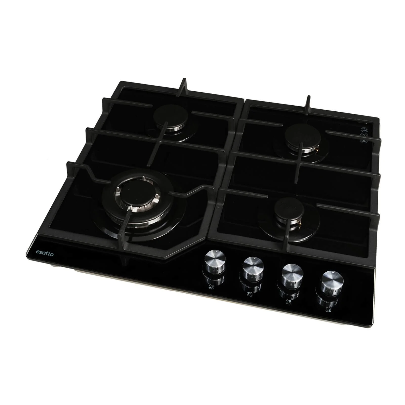 60cm Gas Cooktop with Wok Burner — Esatto