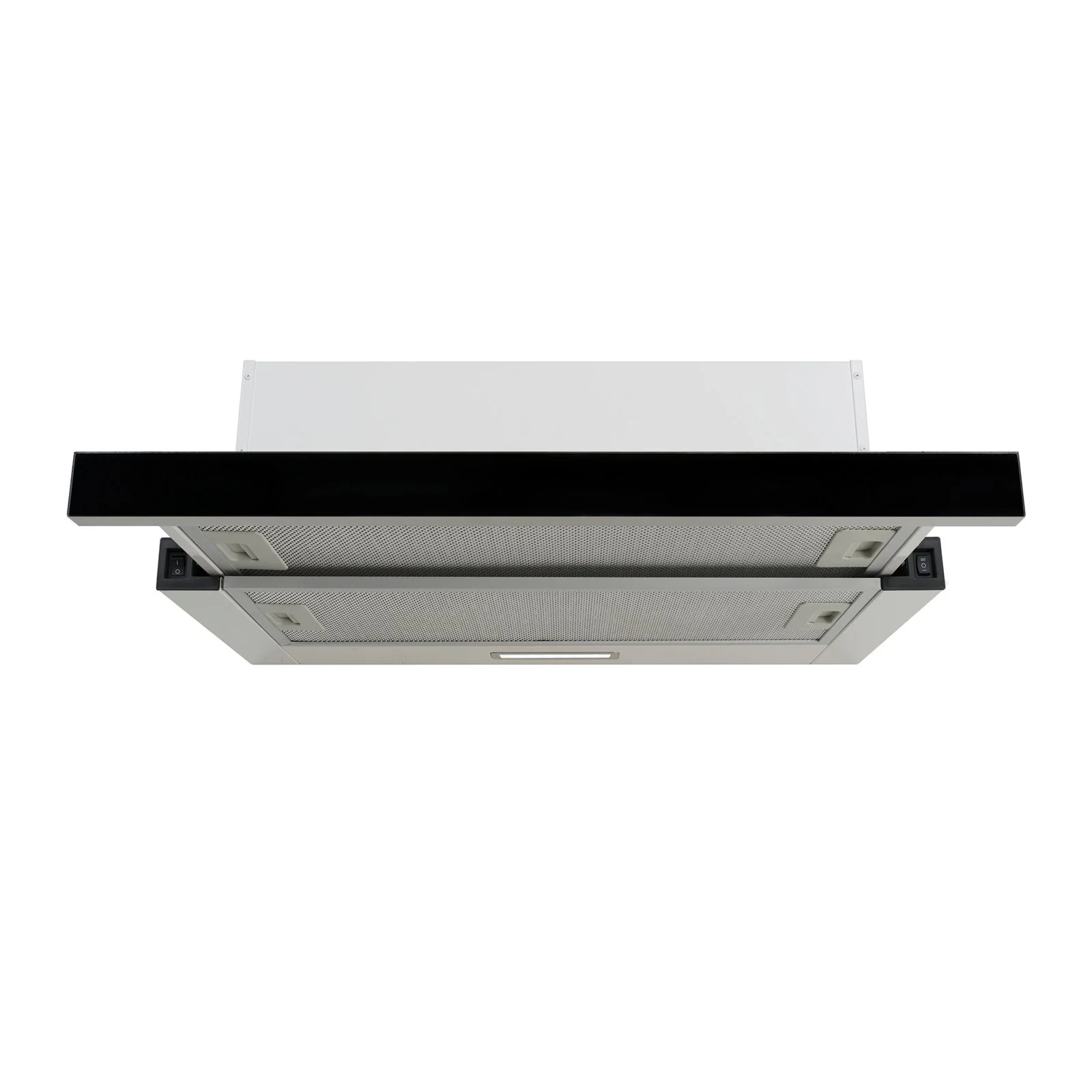 60cm Slide-out Rangehood, Stainless Steel Fascia — Esatto