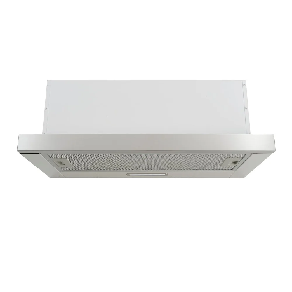 60cm Slide-out Rangehood, Stainless Steel Fascia — Esatto