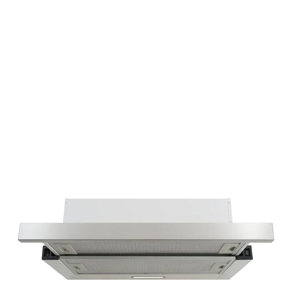60cm Slide-out Rangehood, Stainless Steel Fascia — Esatto