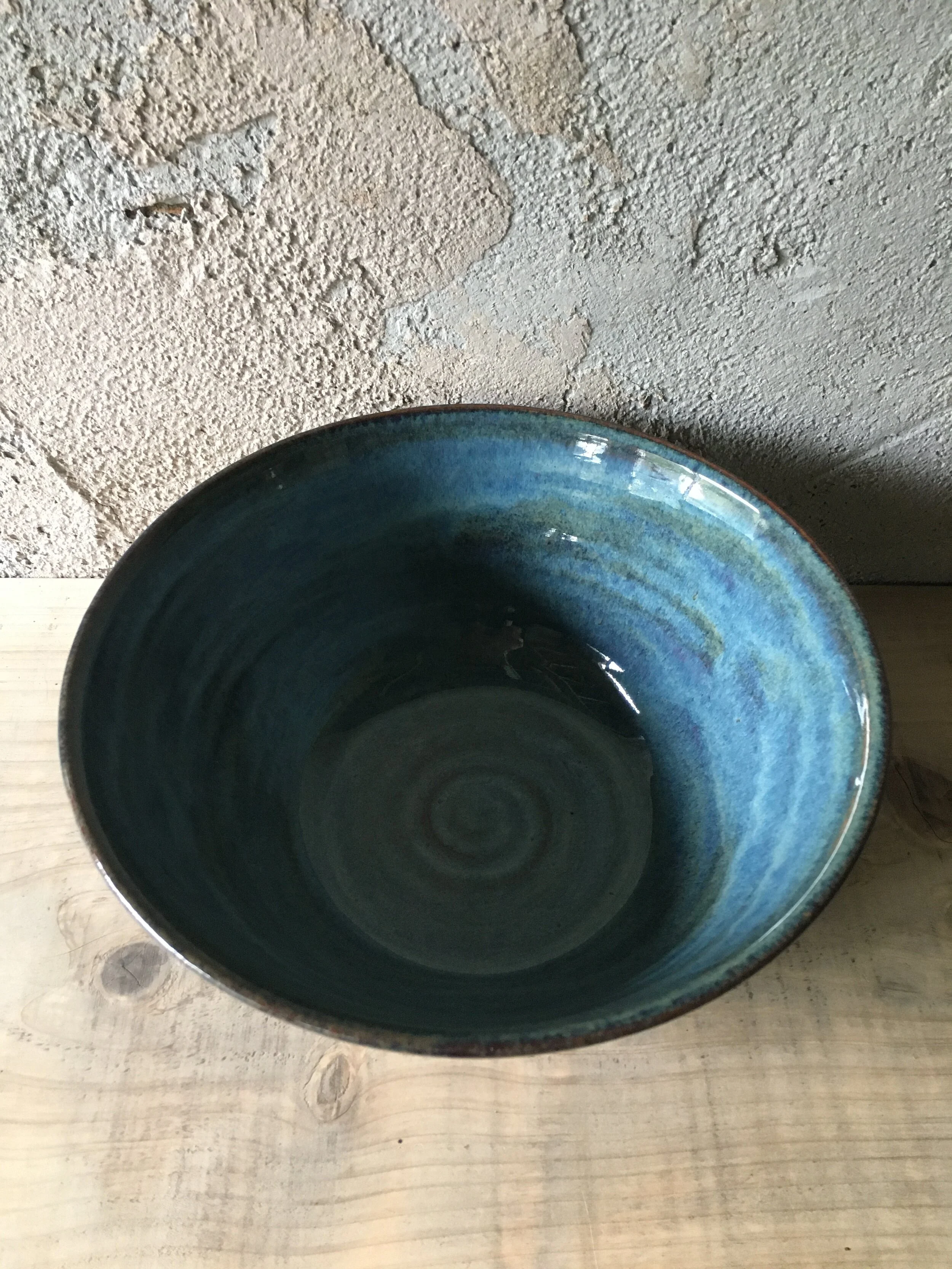 Large Bowl - Fusion Blue - Inca Pottery — Inca Pottery