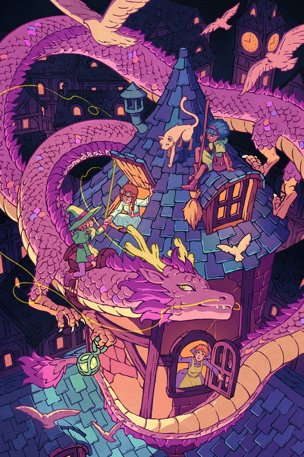 The Dragon Witch — Kevin Hong Illustration