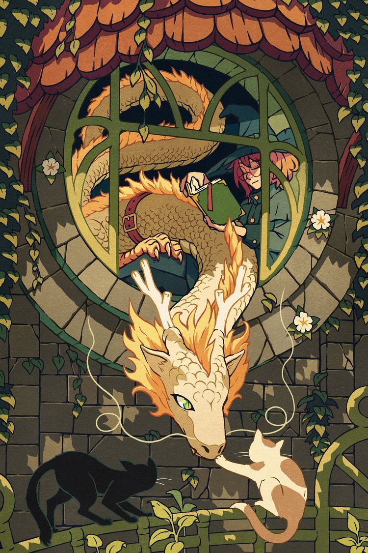 The Dragon Witch — Kevin Hong Illustration