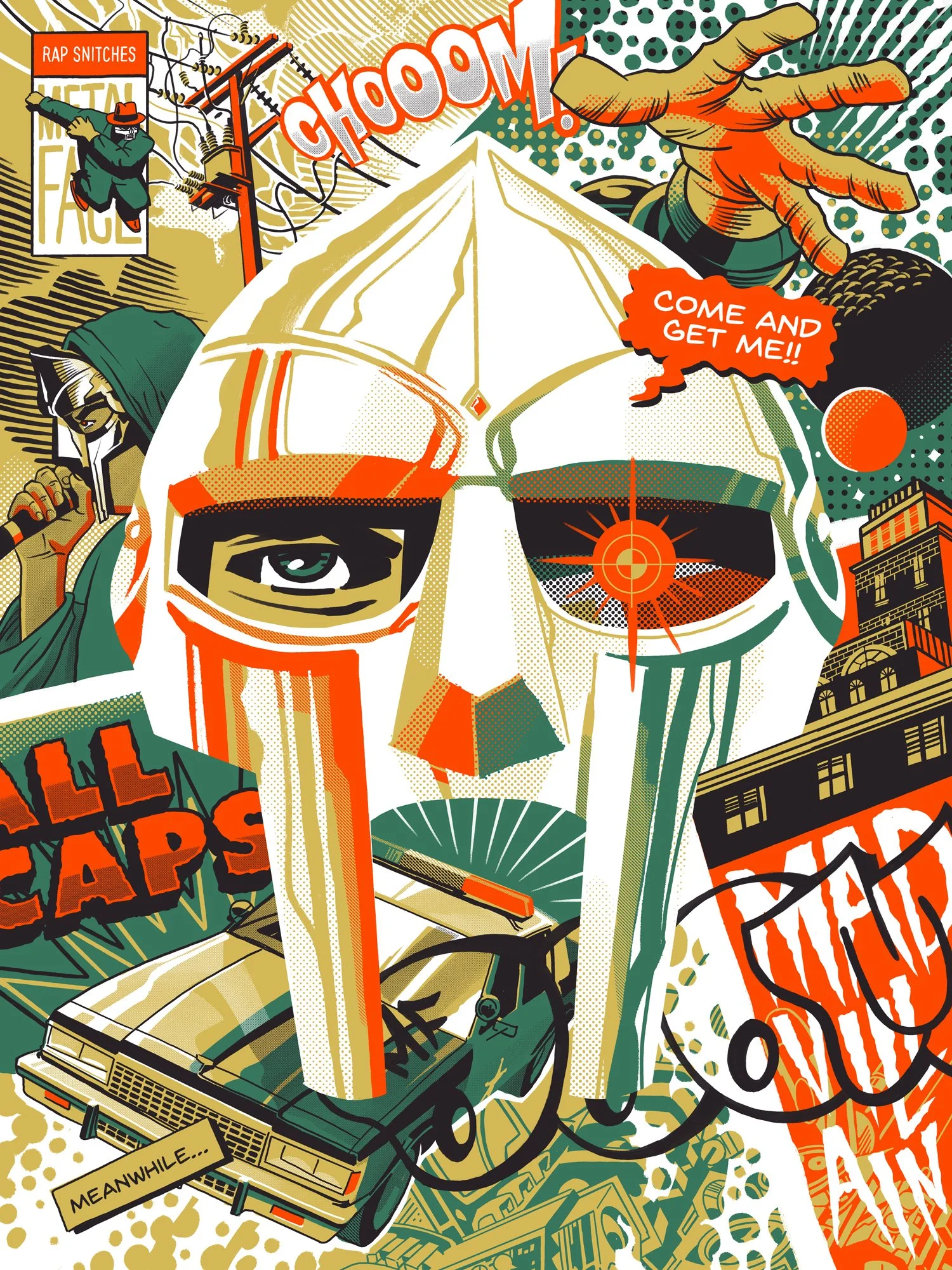 Concert Posters — Danny Schlitz Illustration