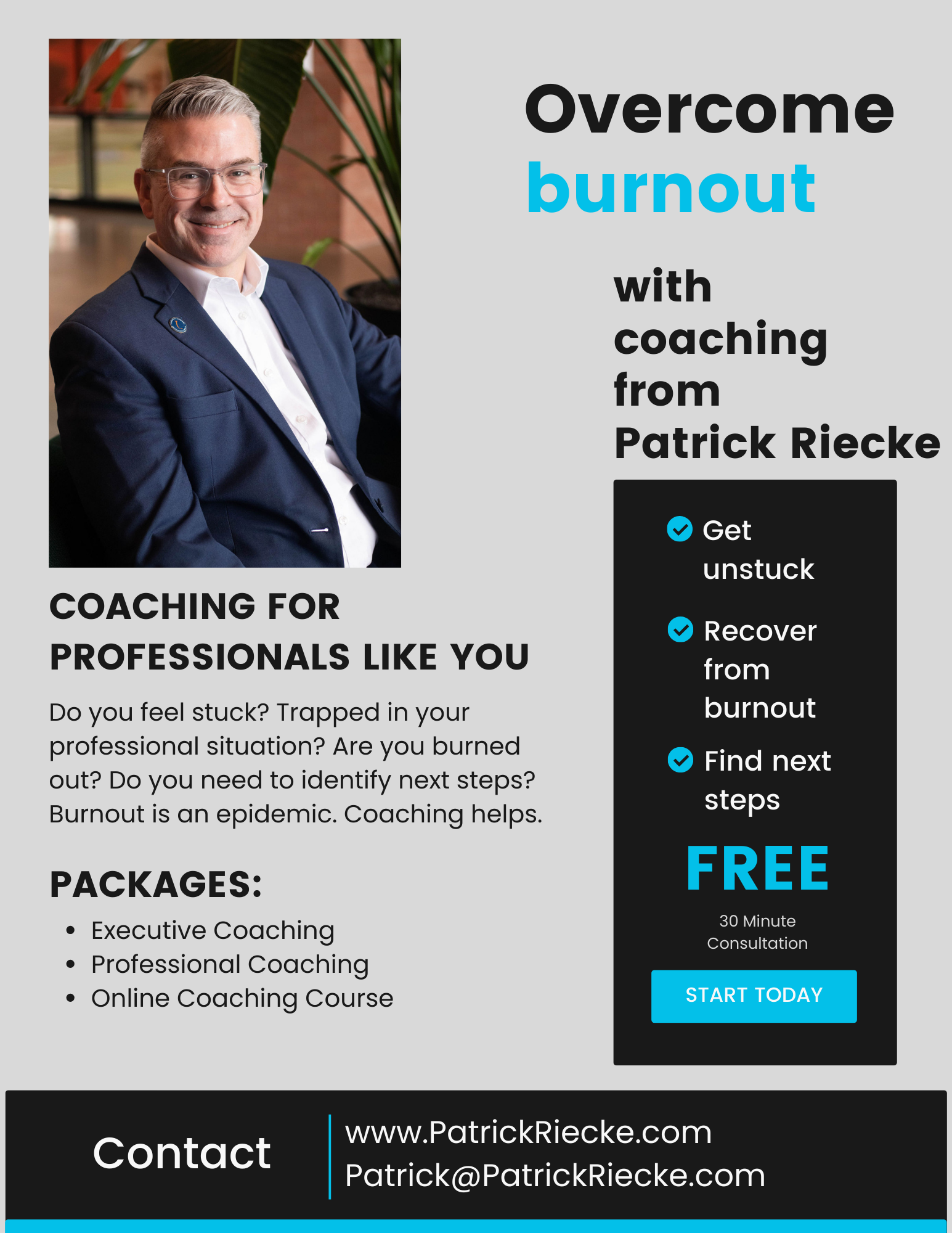 Burnout Prevention & Recovery Coaching | Patrick Riecke — Patrick Riecke