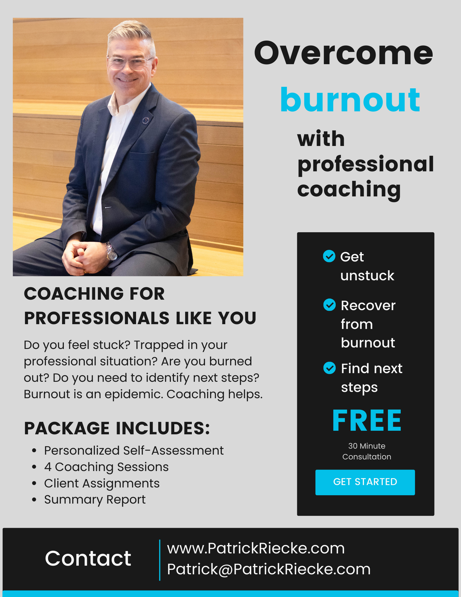 Burnout Prevention & Recovery Coaching | Patrick Riecke — Patrick Riecke