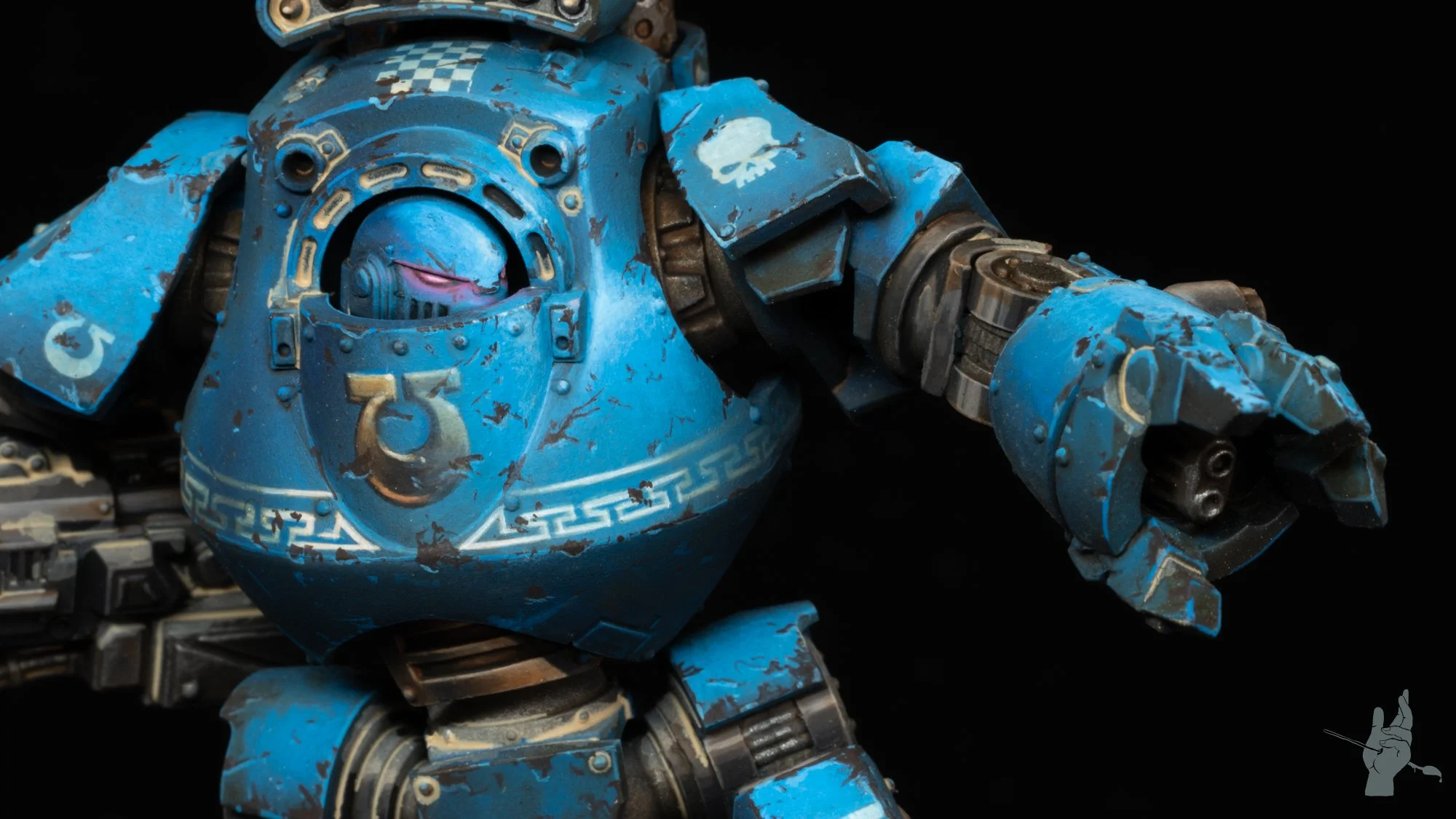 Ultramarine Contemptor Dreadnought — Bb Miniatures