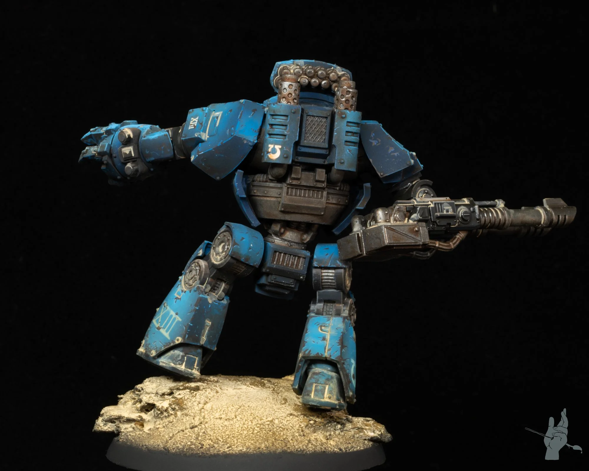 Ultramarine Contemptor Dreadnought — Bb Miniatures