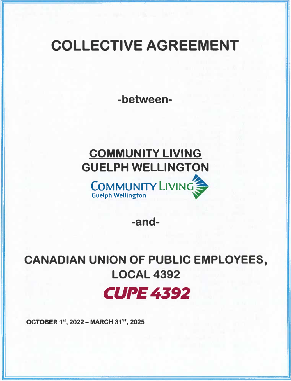 About 1 — CUPE Local 4392