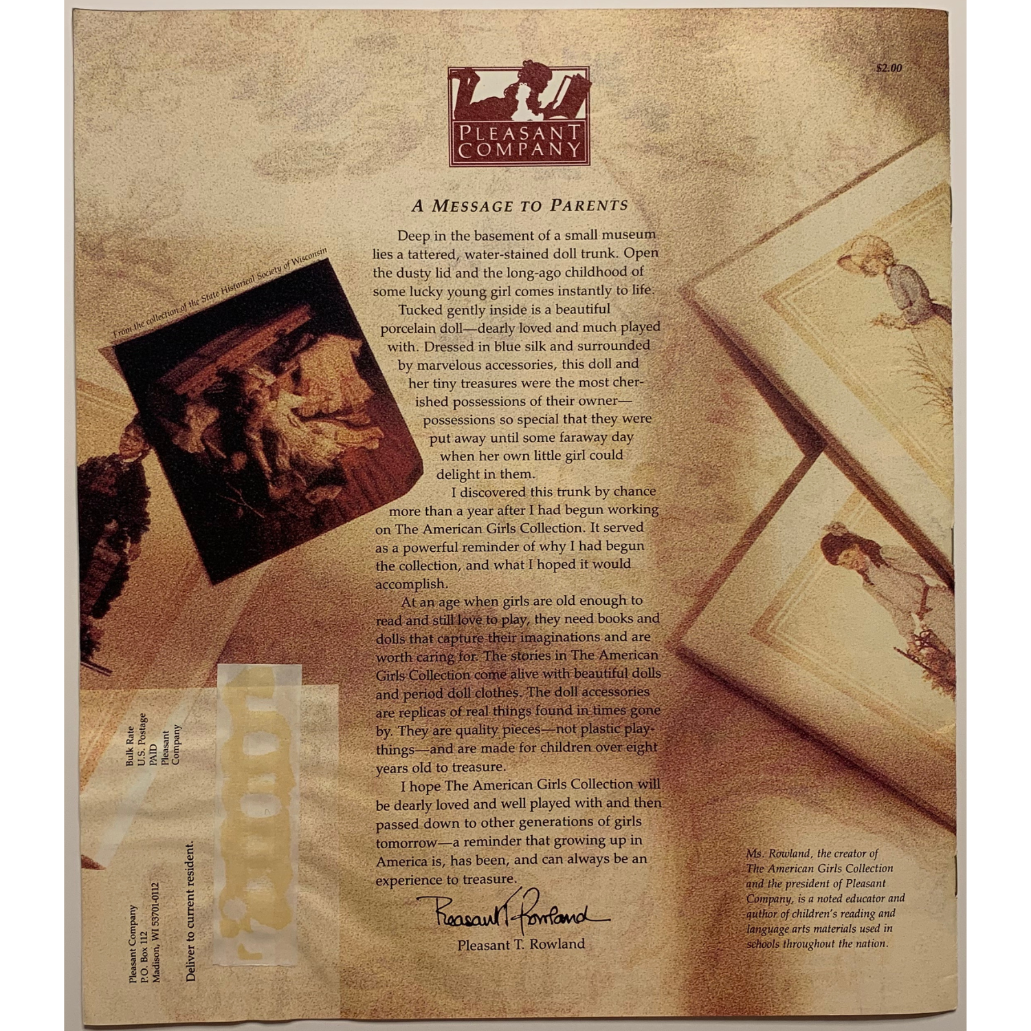 A Message to Parents from Pleasant T. Rowland — The Changnon Family ...