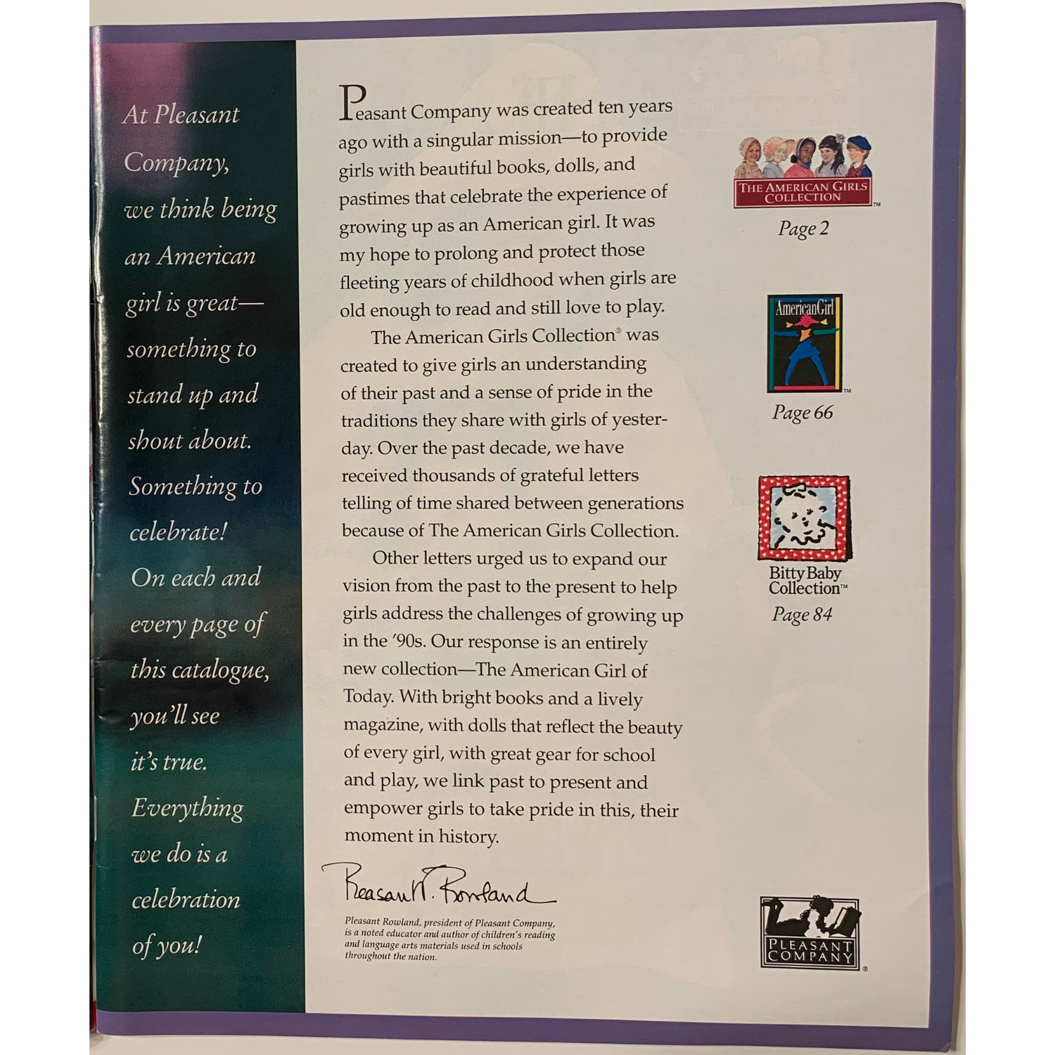 A Message to Parents from Pleasant T. Rowland — The Changnon Family ...