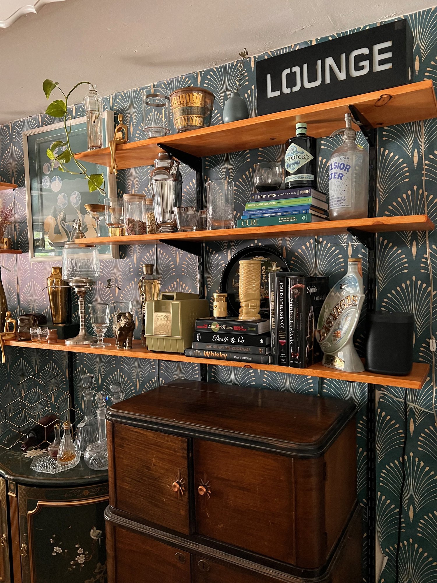 art deco home bar furniture set up and ideas