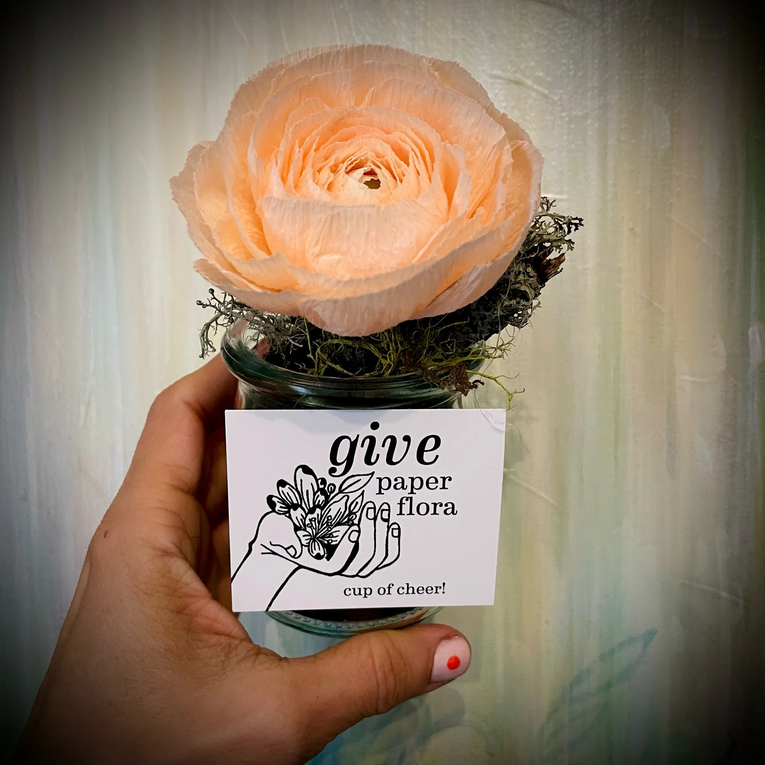 flora shoppe — give paper flora