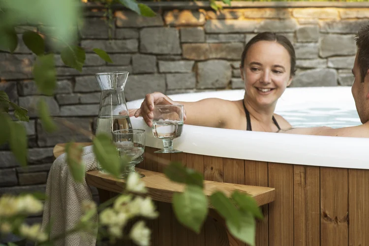 Spring evenings in the hot tub — Victoria Wade