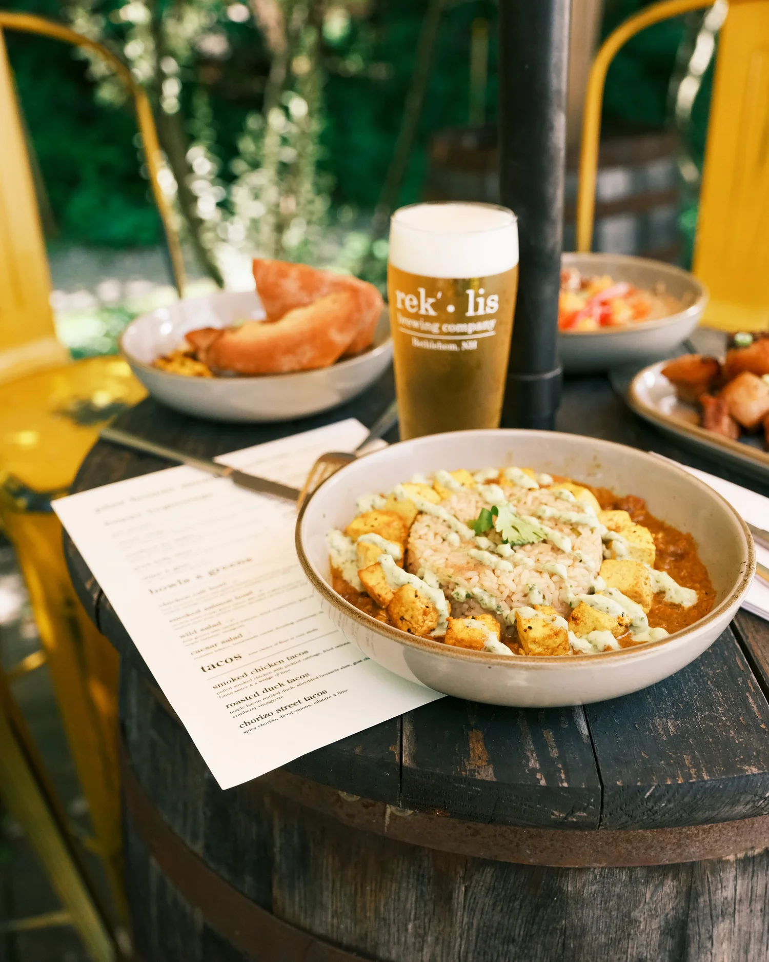 OUR KITCHEN — rek'· lis brewing company