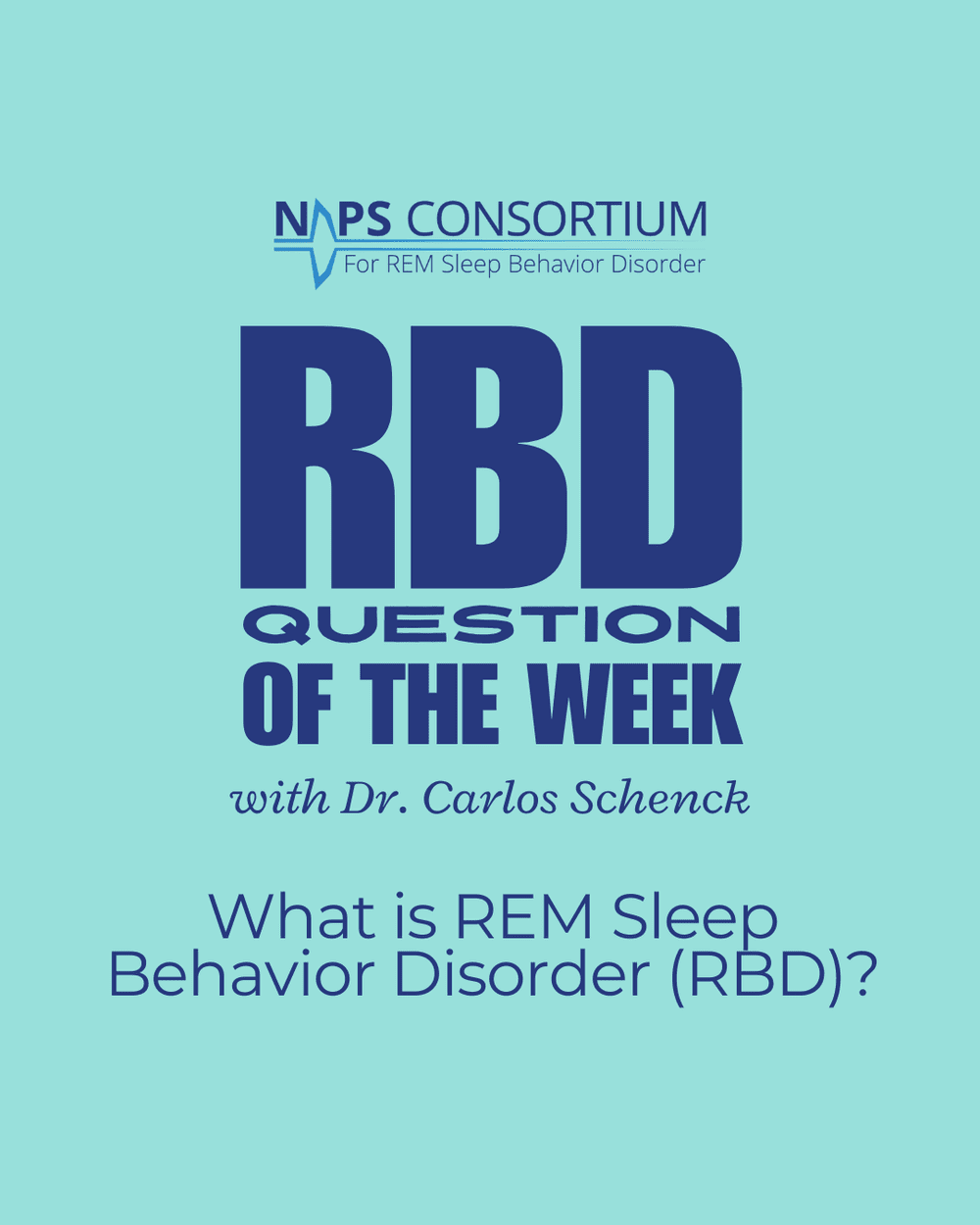 RBD Question of the Week 💤💡 What is REM Sleep Behavior Disorder (RBD ...