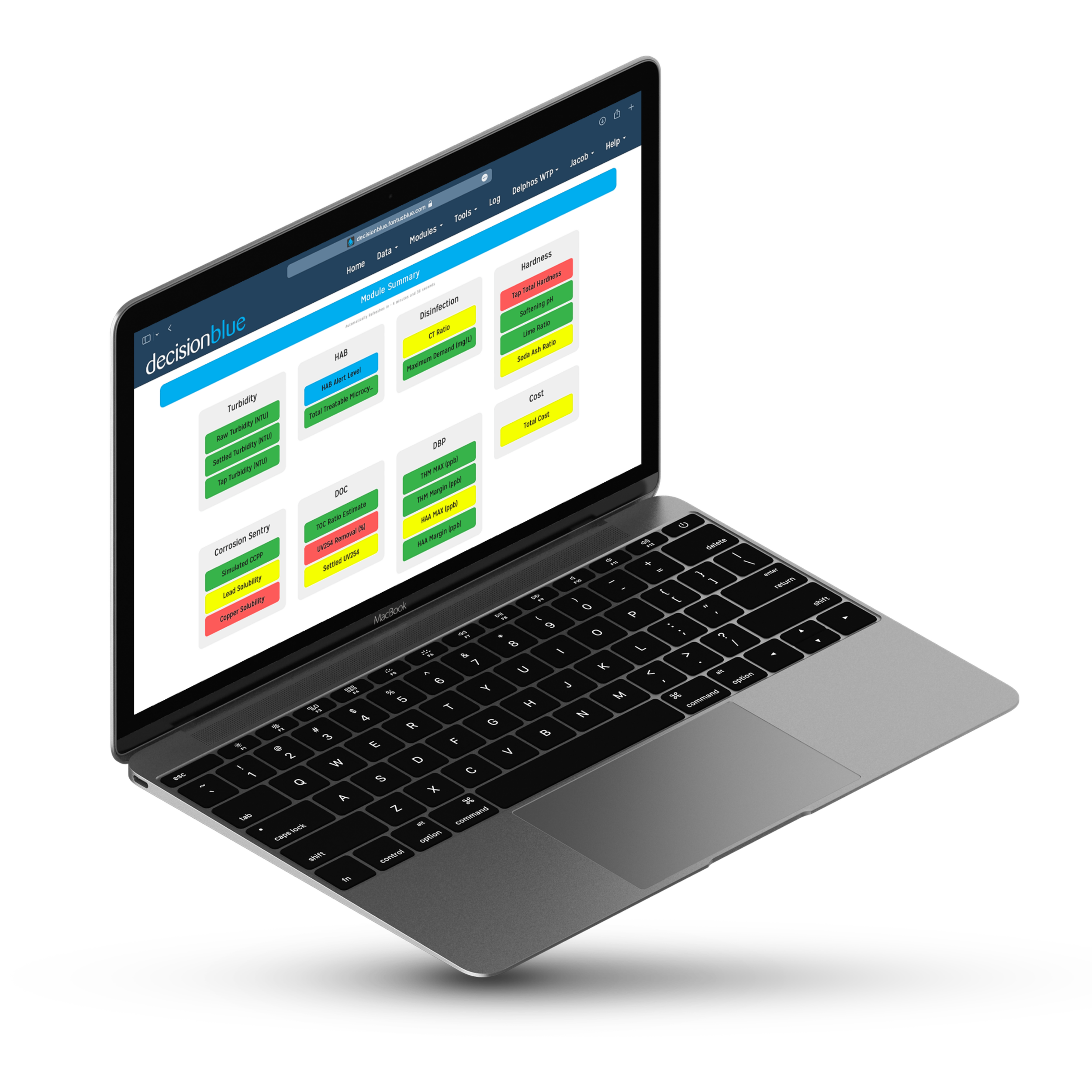 Fontus Blue | Decision Blue