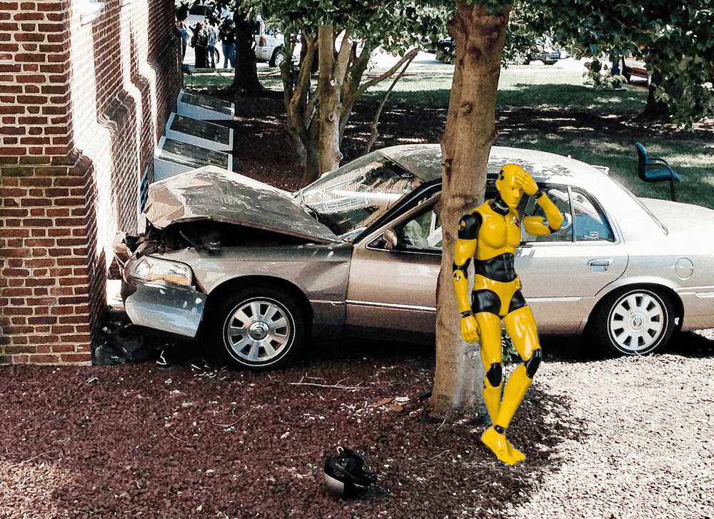 Crash Test Dummy Becomes Sentient and Tries to Escape Testing Facility ...