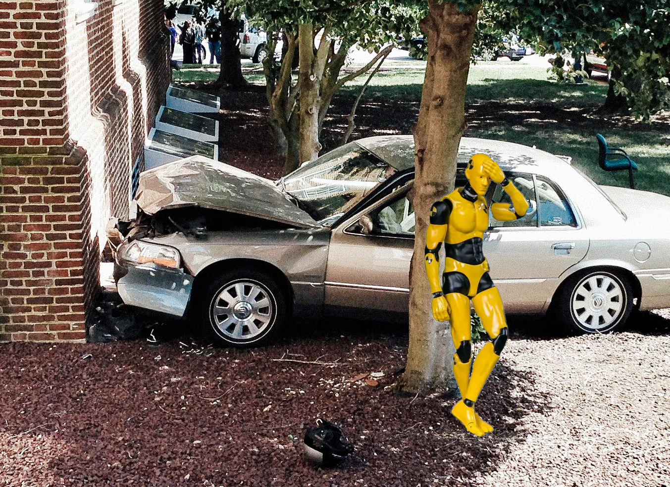 Crash Test Dummy Becomes Sentient and Tries to Escape Testing Facility ...
