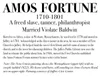 Amos Fortune, A Freed Slave, Tanner and Philanthropist in Jaffrey — JCVIS