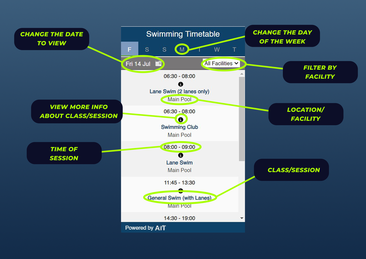 Timetables how-to | Rivers Fitness