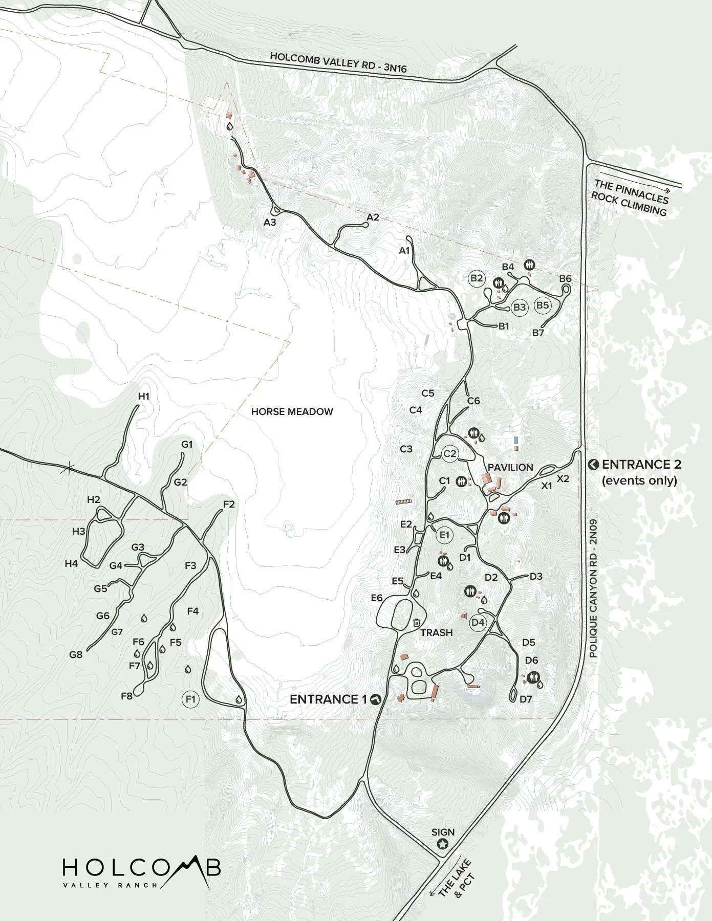 Camping at Holcomb Valley Ranch
