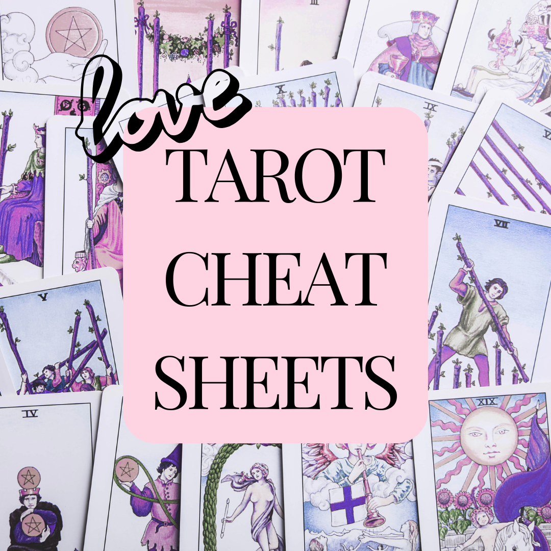Tarot Cheat Sheets: Love — Souls and Stardust with Shannon + Meo