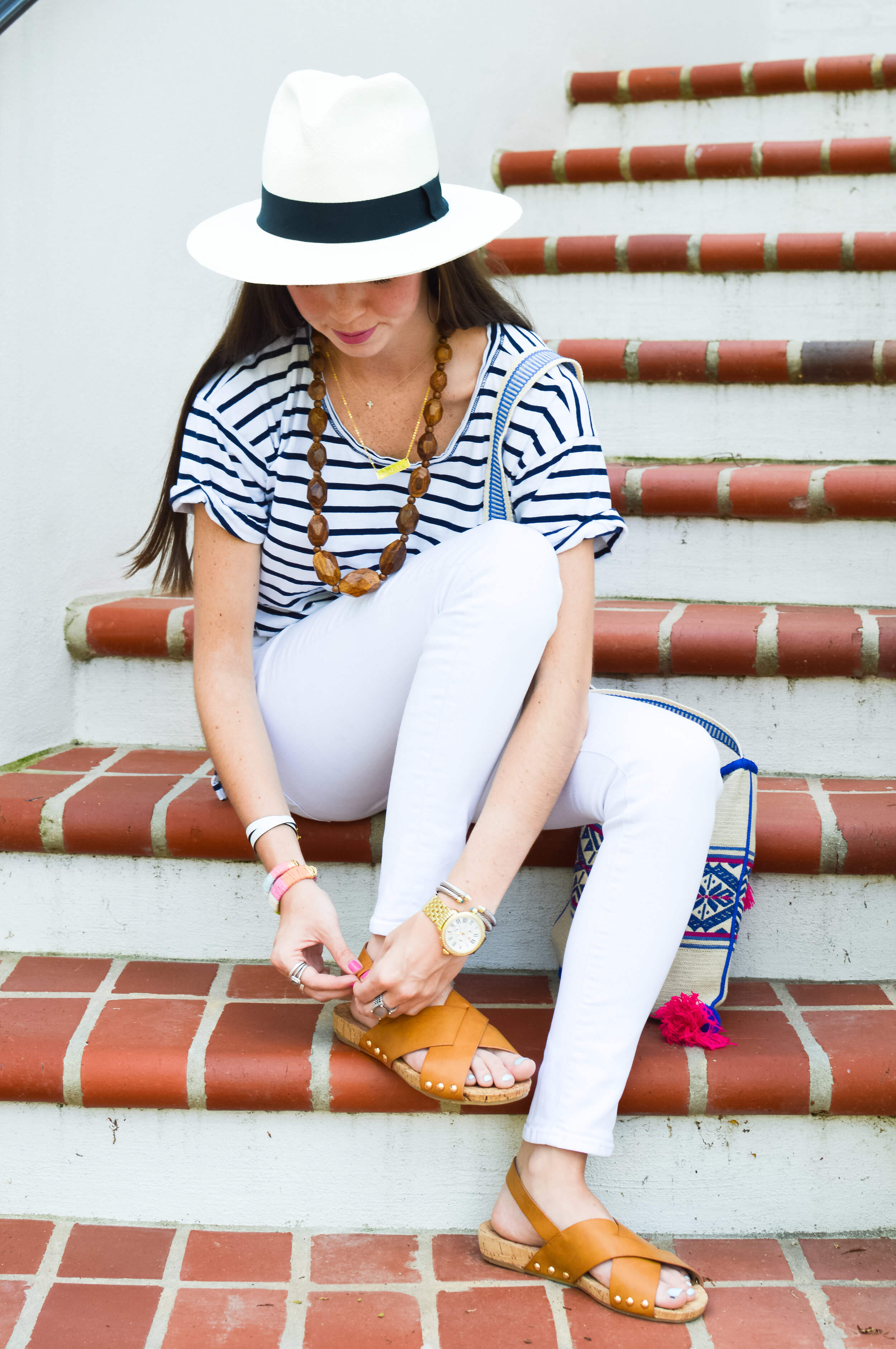 Stripes + Sandals feat. Restricted Shoes — Caroline Broome