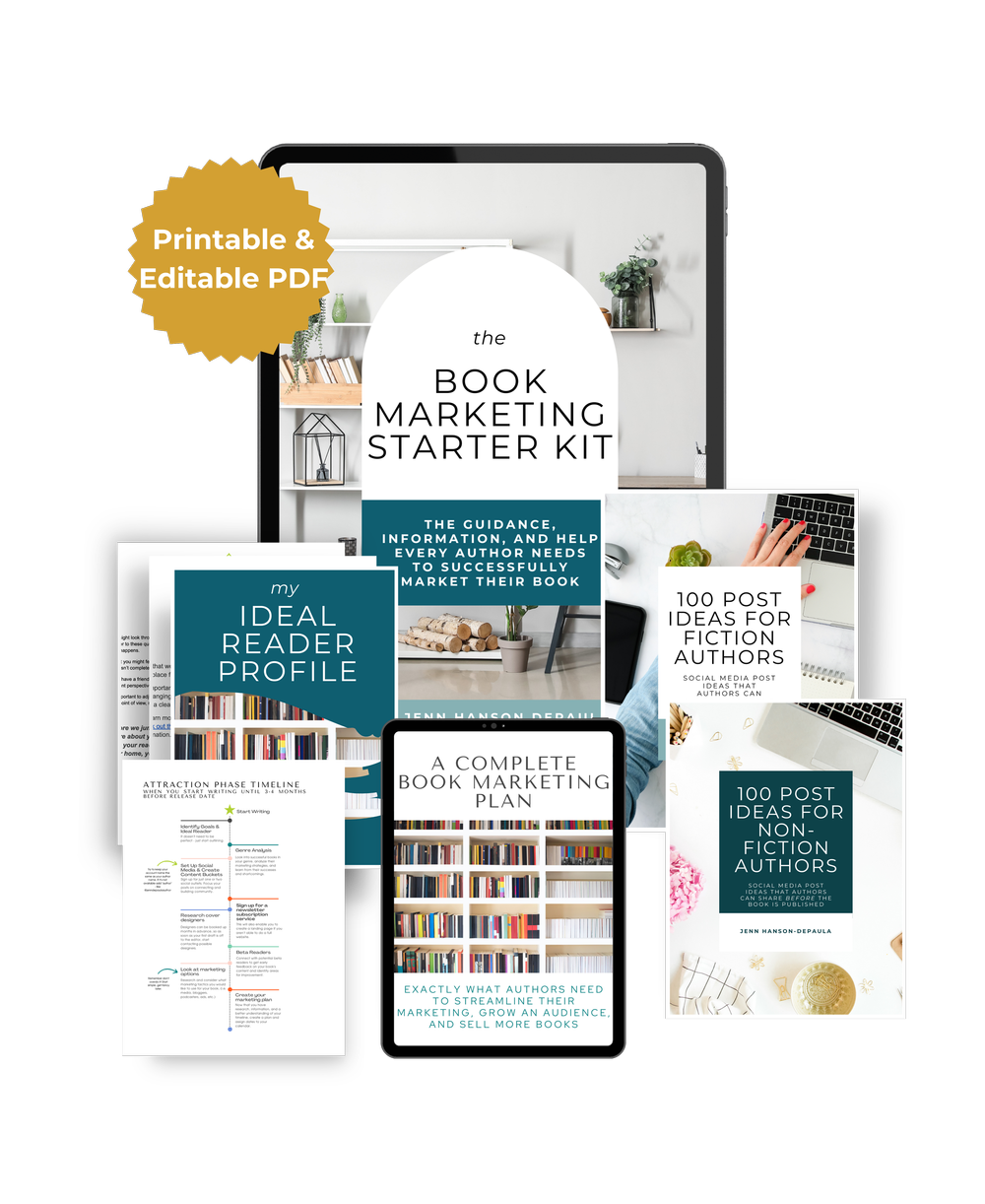 Book Marketing Starter Kit — Jenn Hanson-dePaula
