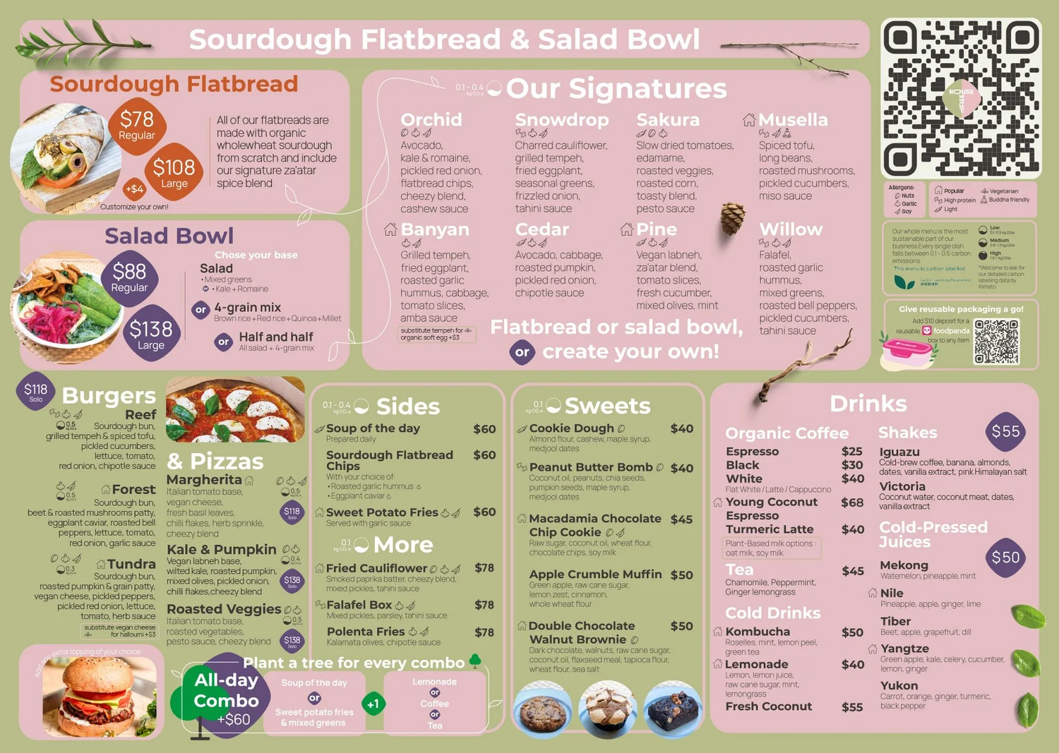 Our Menu — treehouse