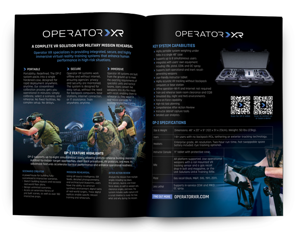 Military Virtual Reality Training Systems | Portable & Secure ...