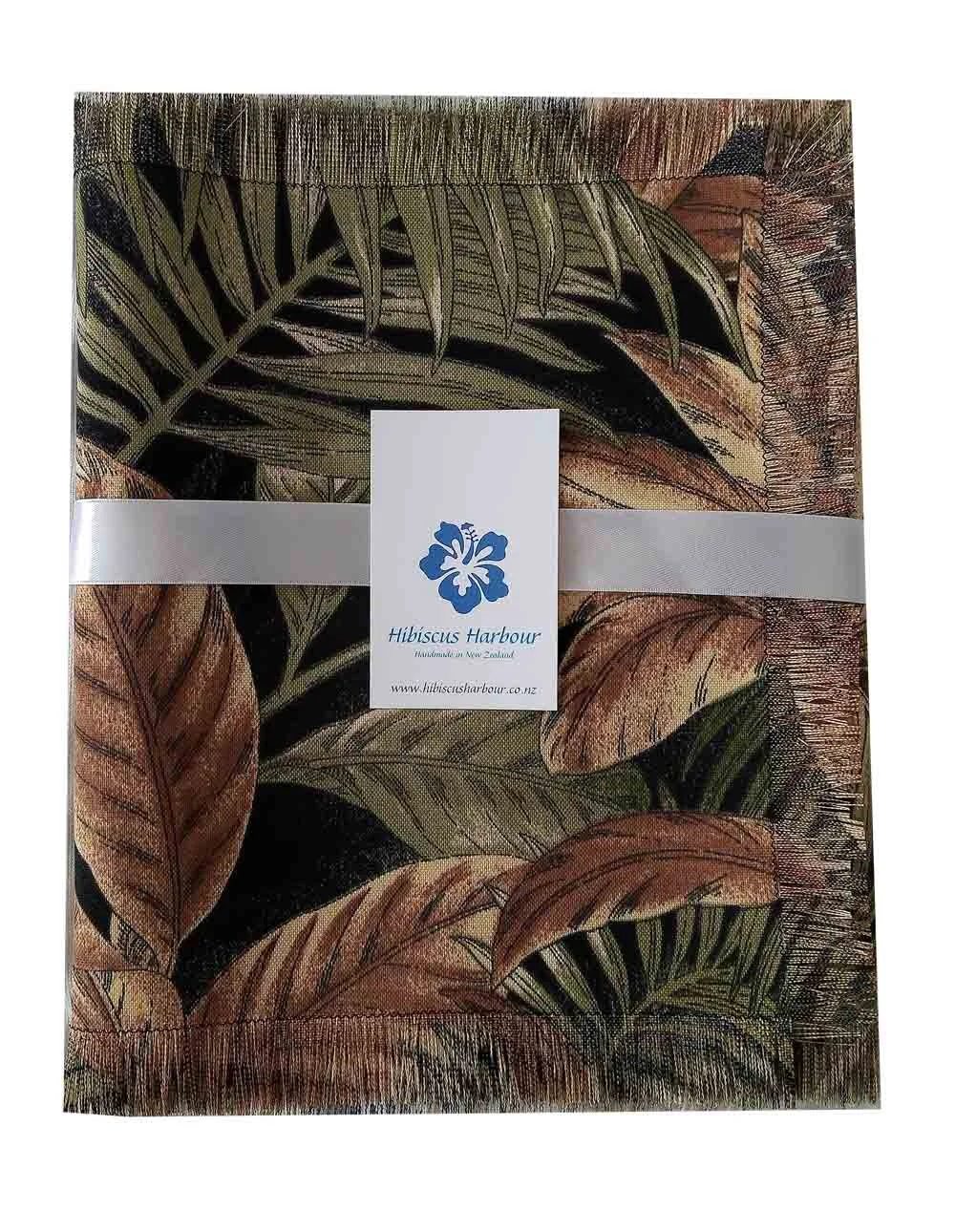orchid table runner, tropical outdoor table runner, tropical table ...
