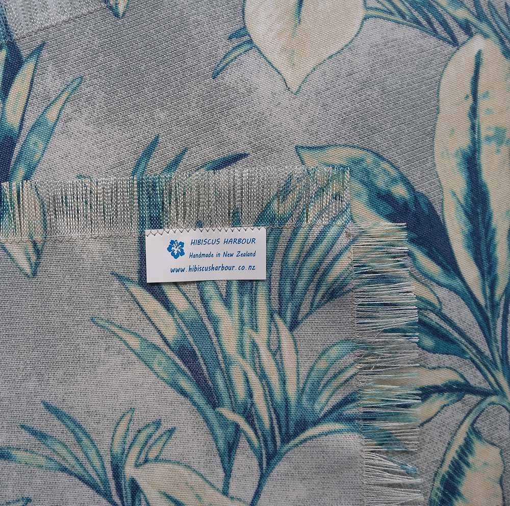 orchid table runner, tropical outdoor table runner, tropical table ...