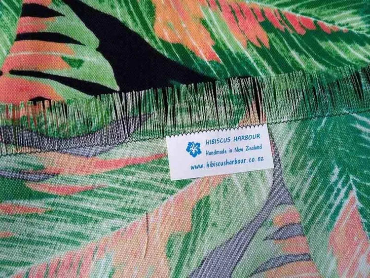 Orchid table runner, handmade in New Zealand, tropical table runner ...