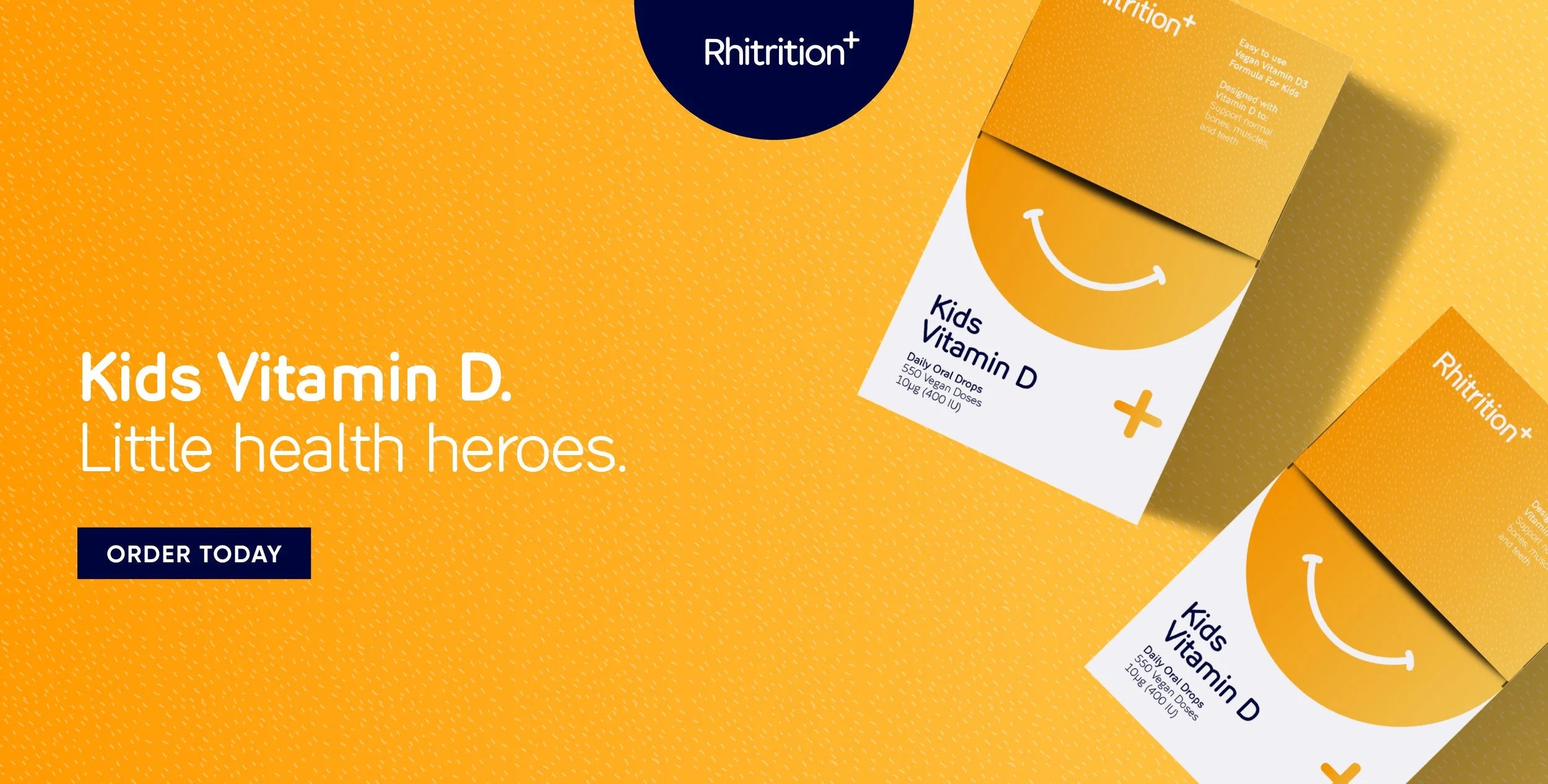 Kids Vitamin D — Rhitrition+ Supplements By The UK's Leading Nutritionist