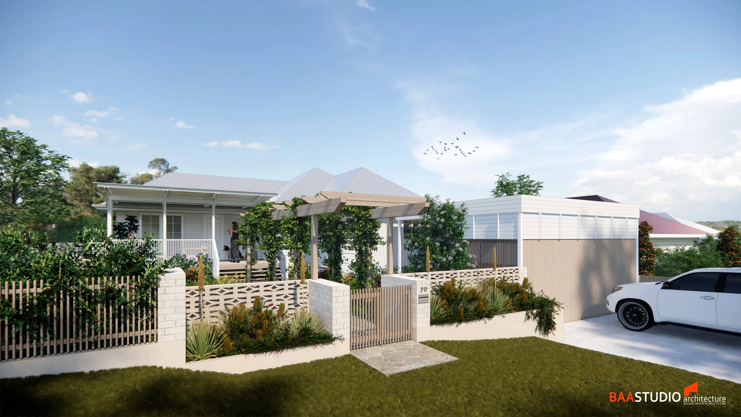ALDERLEY, QLD - POST WAR HOUSE RENOVATION BRISBANE — BAASTUDIO Architecture