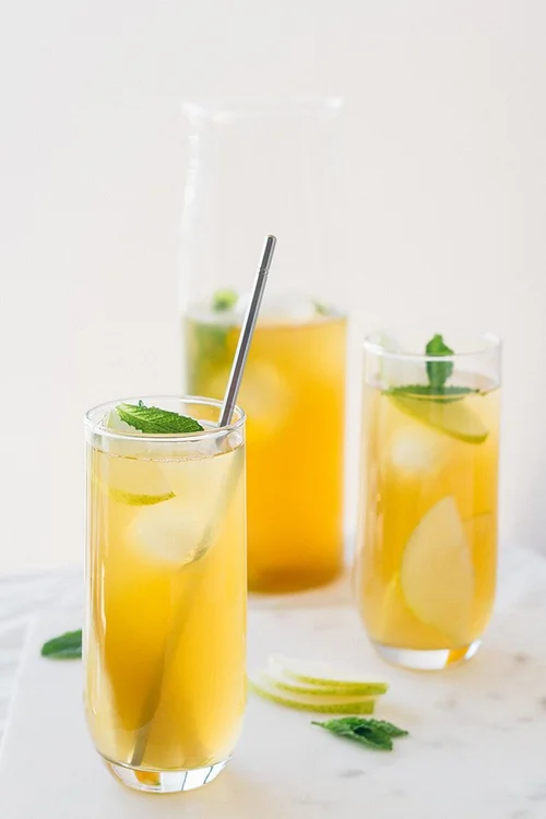 Pear, Vanilla and Mint Iced Green Tea — Yolene Dabreteau Photography