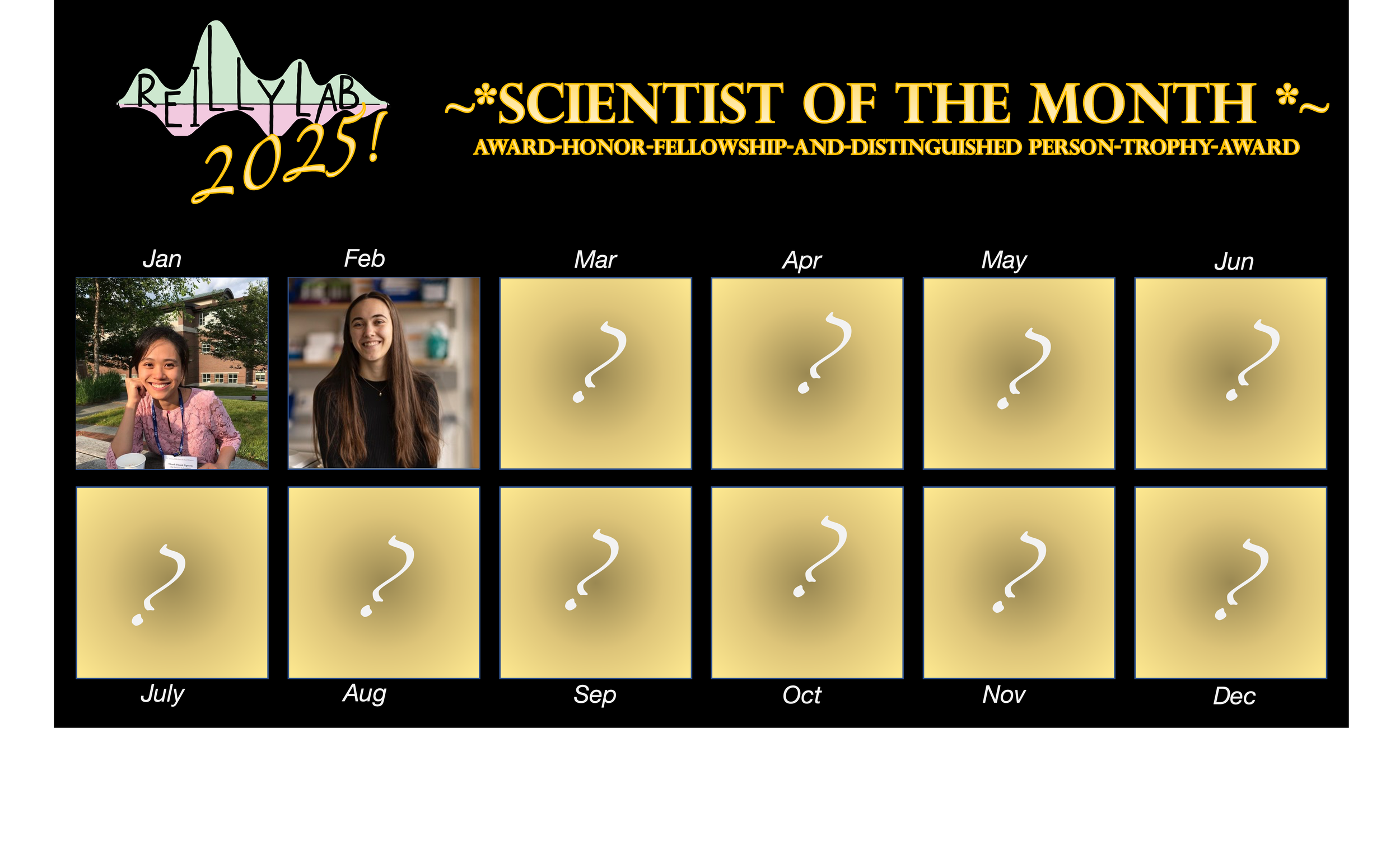 Reilly Lab Scientist of the Month — Reilly Lab