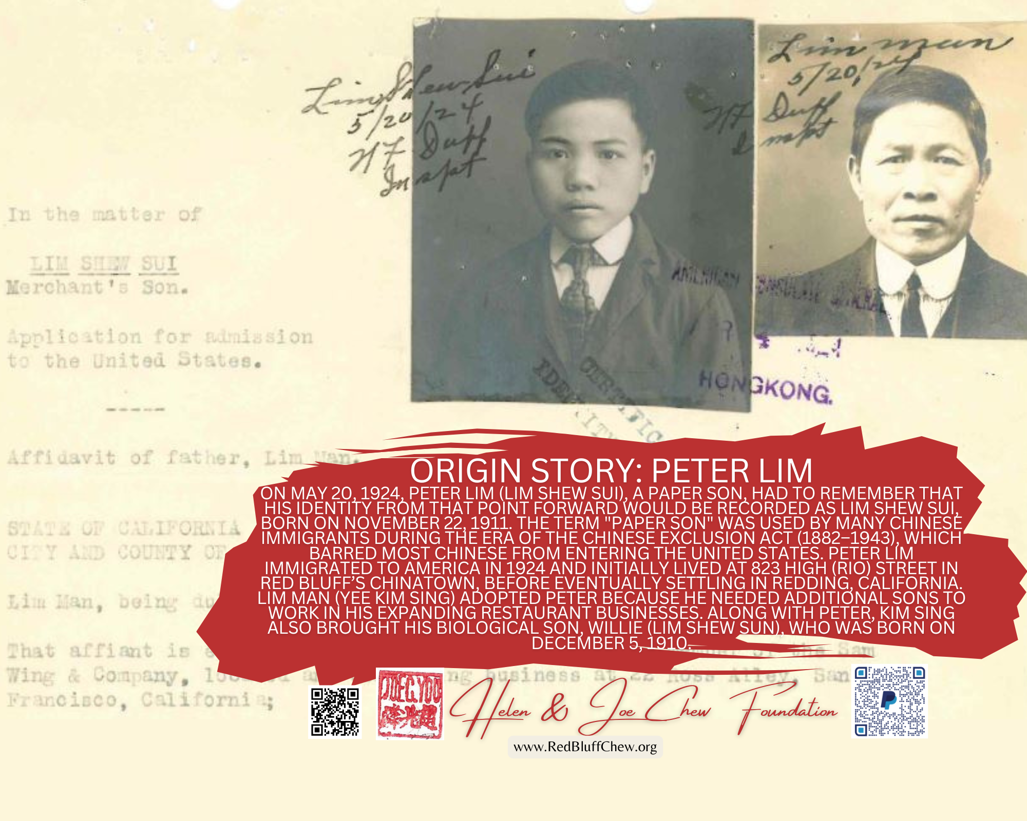 Peter Lim — Helen & Joe Chew Foundation