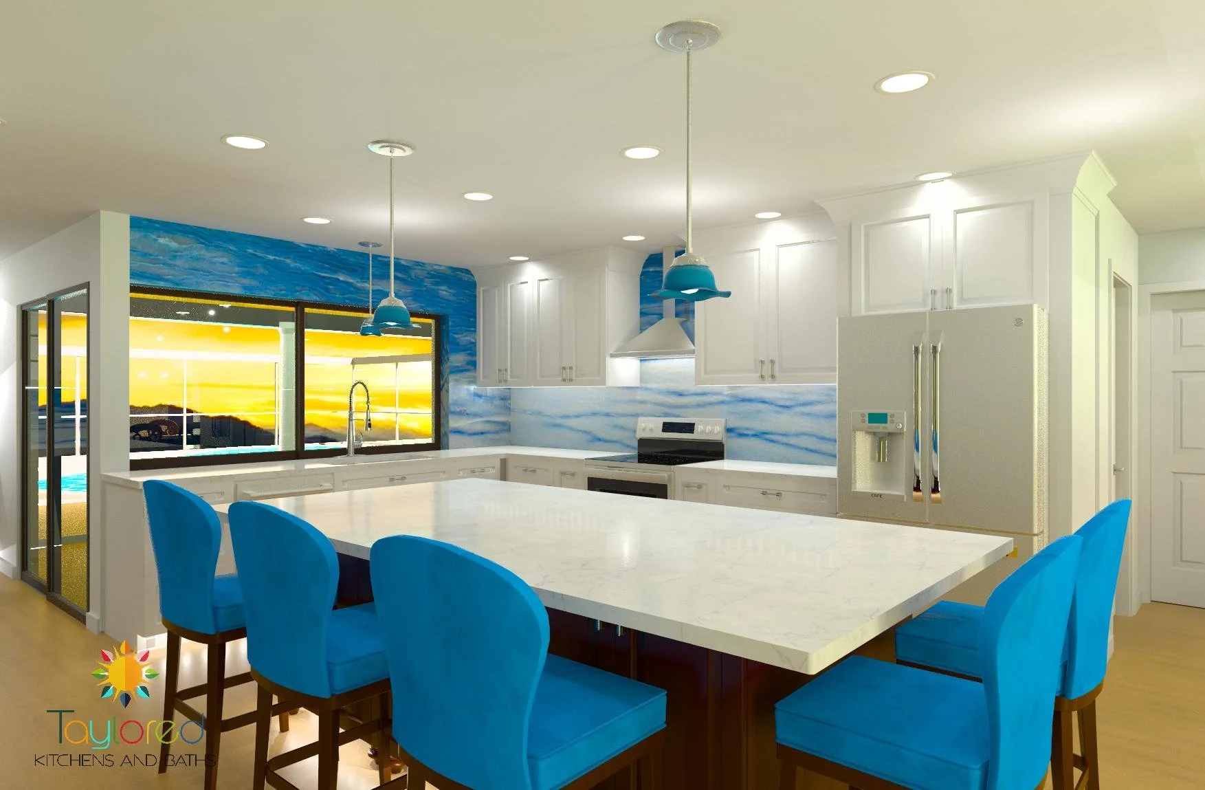 Transformed Florida Coastal Home - Kitchen Design Services