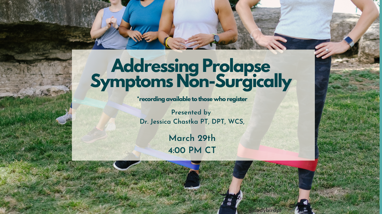 My experience with a prolapse even though I’ve never been pregnant ...