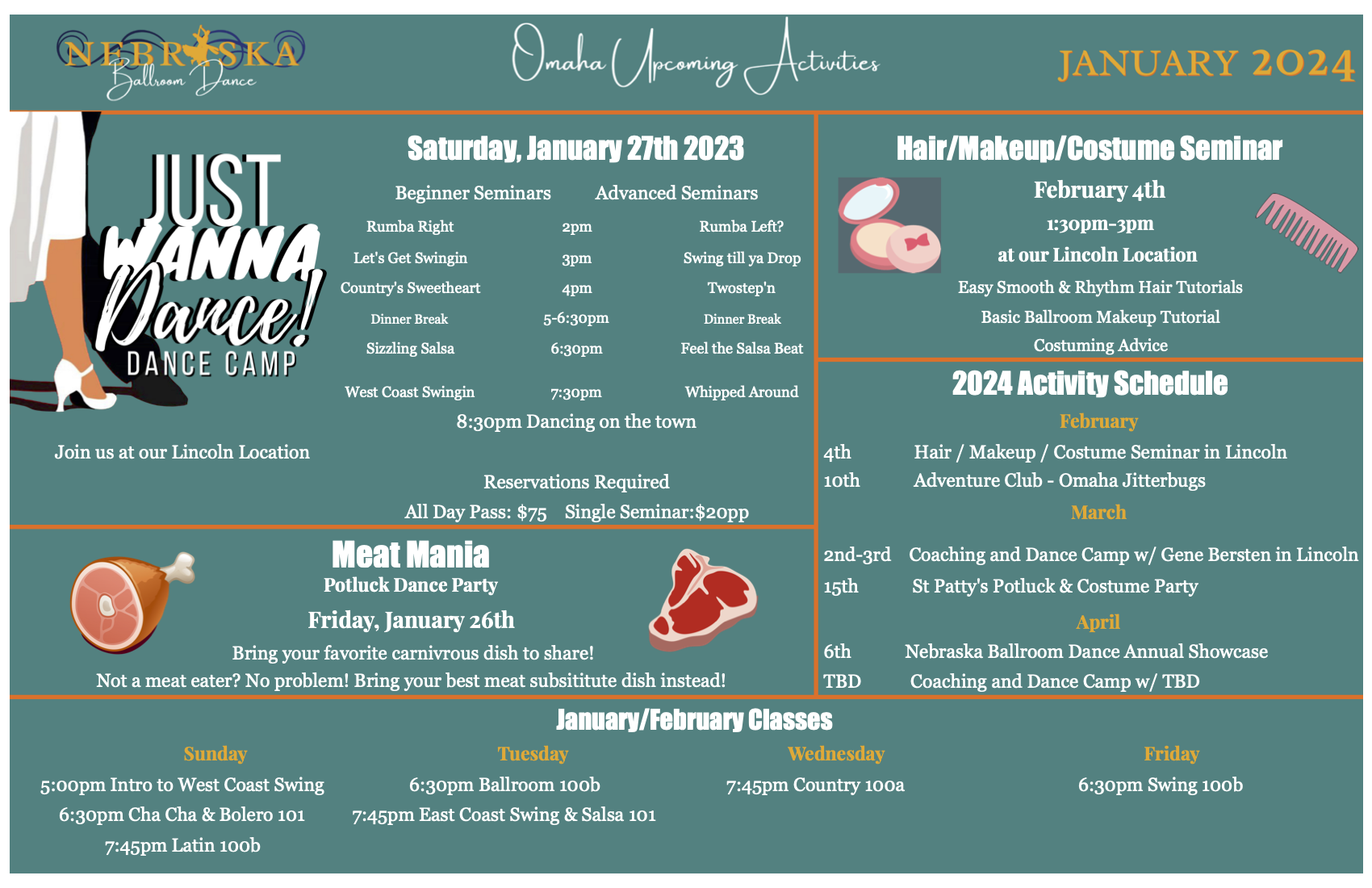 Omaha Dance Calendar - Adult Dance Lessons | Ballroom Dance | Partner ...