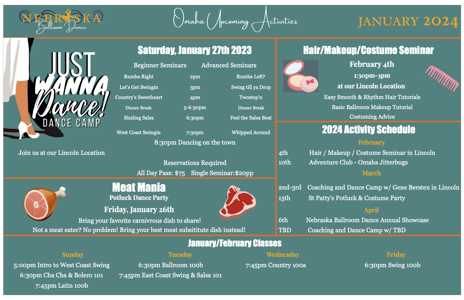 Omaha Dance Calendar - Adult Dance Lessons | Ballroom Dance | Partner ...
